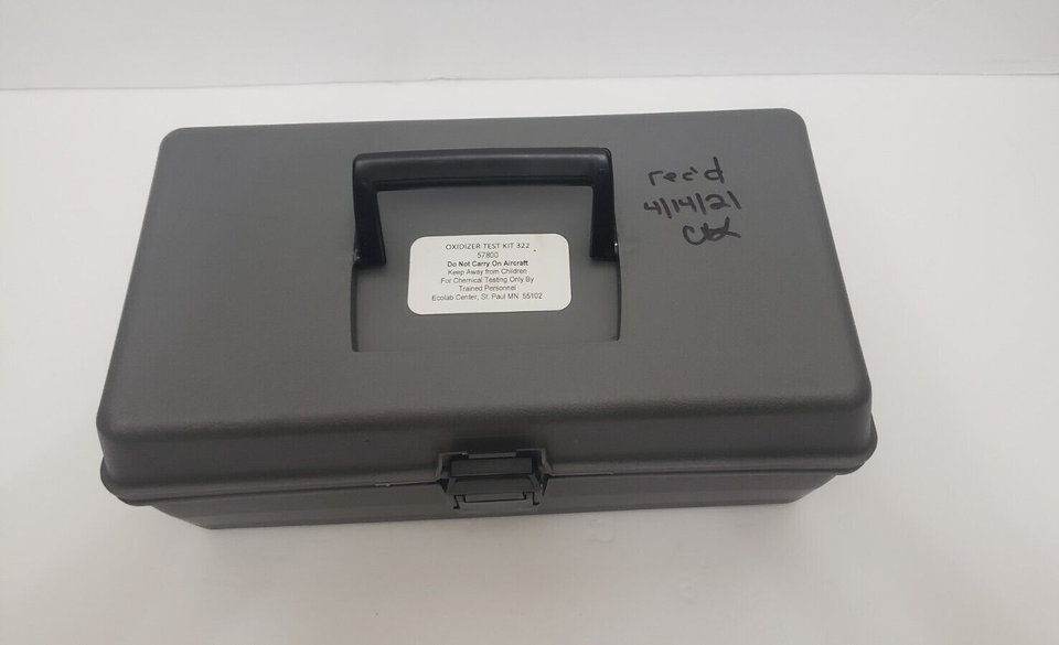 ECOLAB Oxidizer Test Kit 322 for Chemical Testing 57800 | eBay