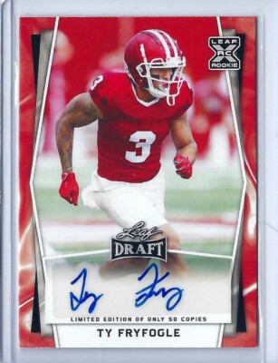 2022 Leaf Draft TY FRYFOGLE Auto #BA-TF1 A361 | eBay