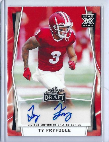 2022 Leaf Draft TY FRYFOGLE Auto #BA-TF1 A361 | eBay