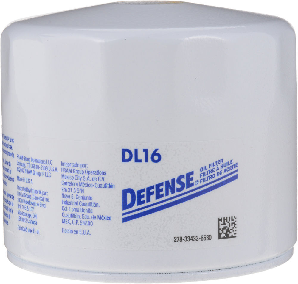 Engine Oil Filter Defense DL16 for sale online | eBay