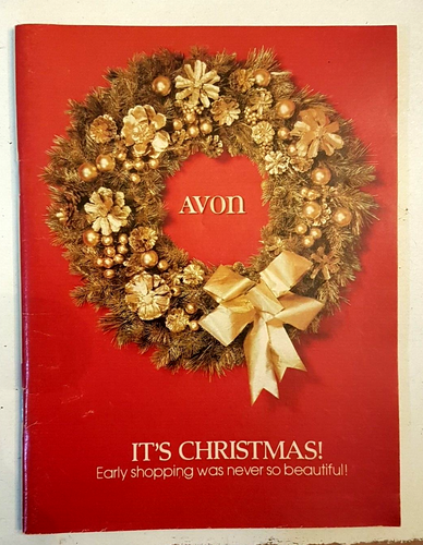AVON Catalog Brochure Christmas Book Campaign 20, 1982 Beauty Holiday ...