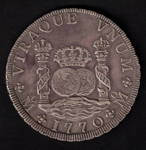 Spain Coin 8 Reales Carlos III 1770 Mexico FM Columnario | eBay