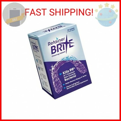 Retainer Brite Tablets for Cleaner Retainers and Dental Appliances - 96 ...