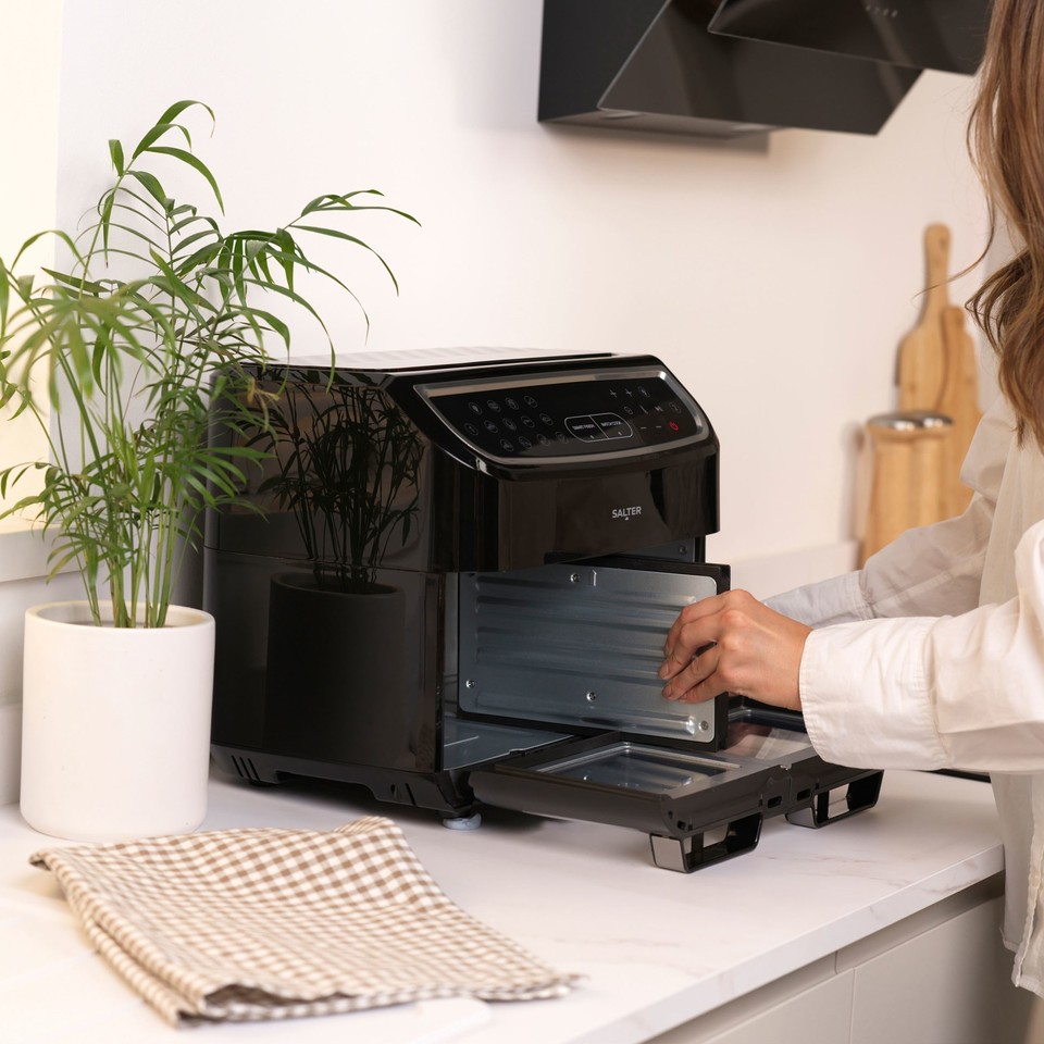 Salter Air Fryer Dual View Oven XL Multi-Cooker 12 L Capacity Easy ...