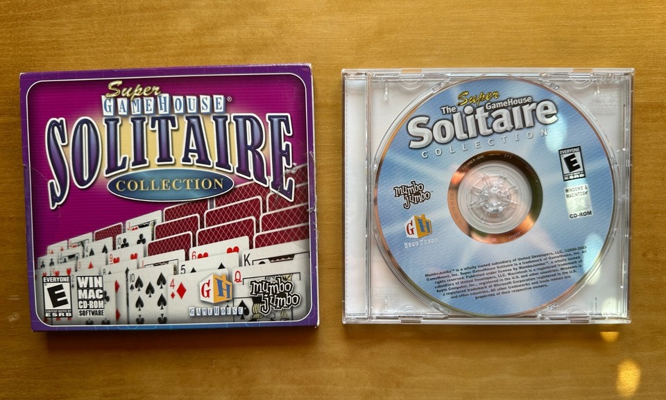 Super GameHouse Solitaire CD Rom Games Collection for Windows/Mac, 2004 ...