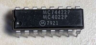 Motorola MC74422P MC4022 Dual 4 Bit Comparator - NOS | eBay