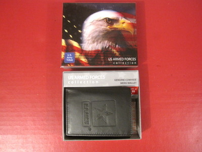 United States Army Tri-Fold Leather Wallet w/Embossed US Army Logo | eBay
