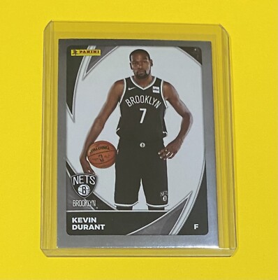 2020-21 NBA Sticker & Card Collection Kevin Durant SILVER FOIL Nets #73 ...