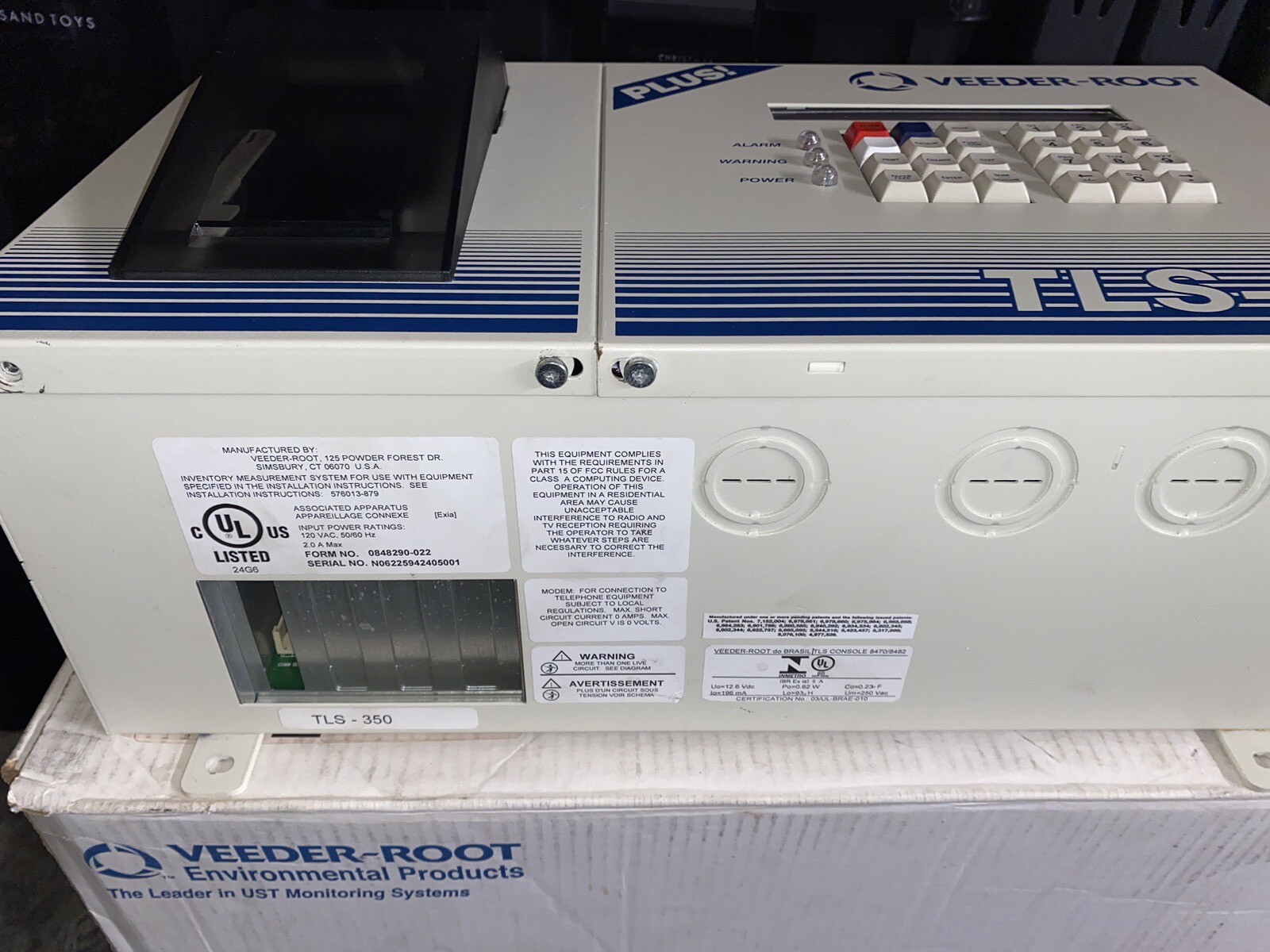 NICE! VEEDER ROOT TLS-350 Plus Console ECPU, software, Printer & 4 ...