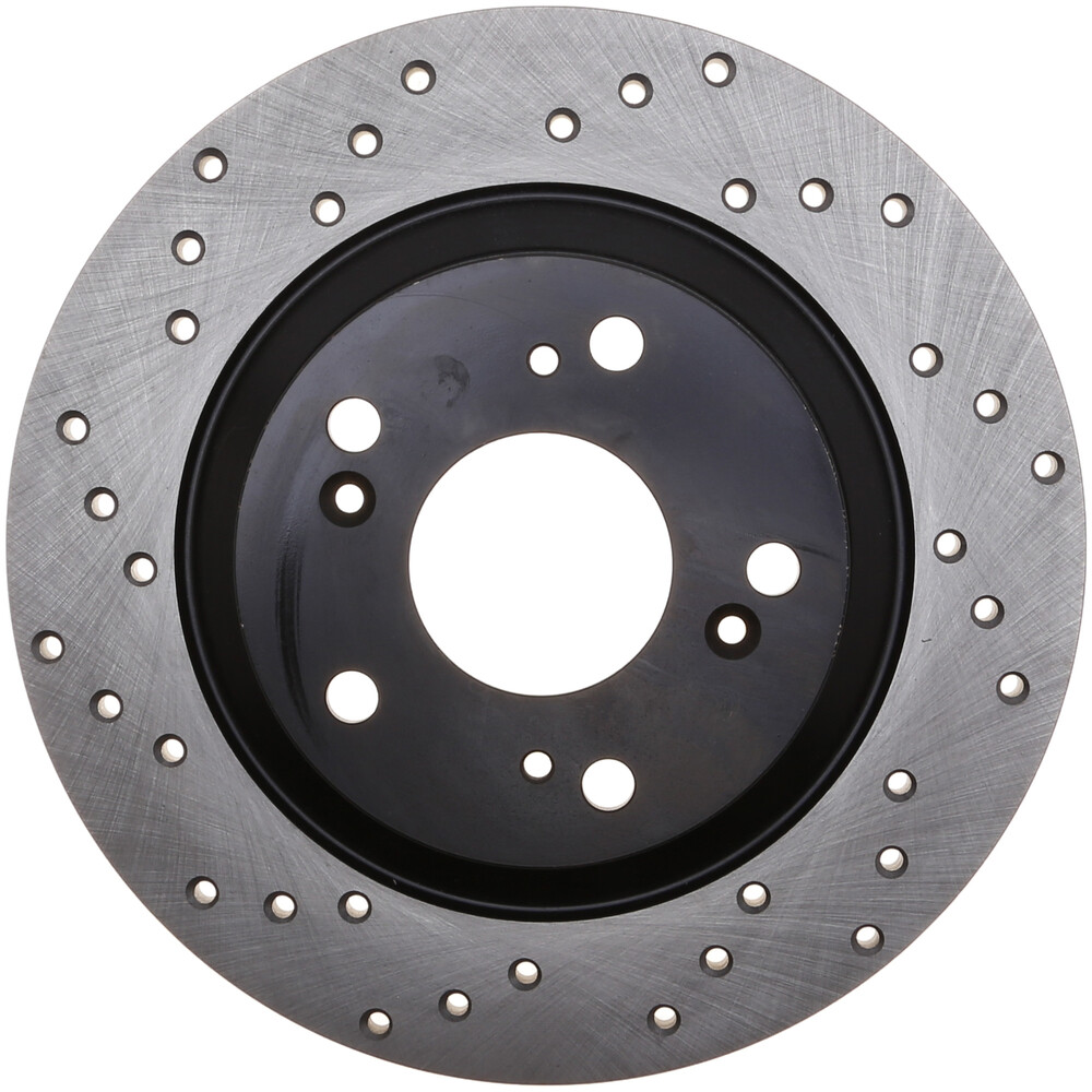 Disc Brake Rotor-Sport Cross-Drilled Stoptech 128.40050R fits 00-09 ...