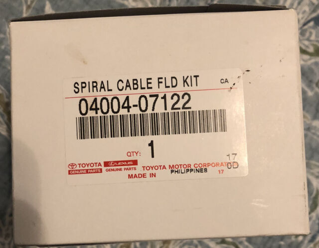 0400407122 Genuine Toyota Spiral Cable FLD Kit 04004-07122 for sale ...