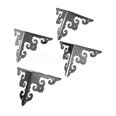 4pcs 50mm Antique Wood Box Feet Leg Corner Protector Guard Crafts Decor ...