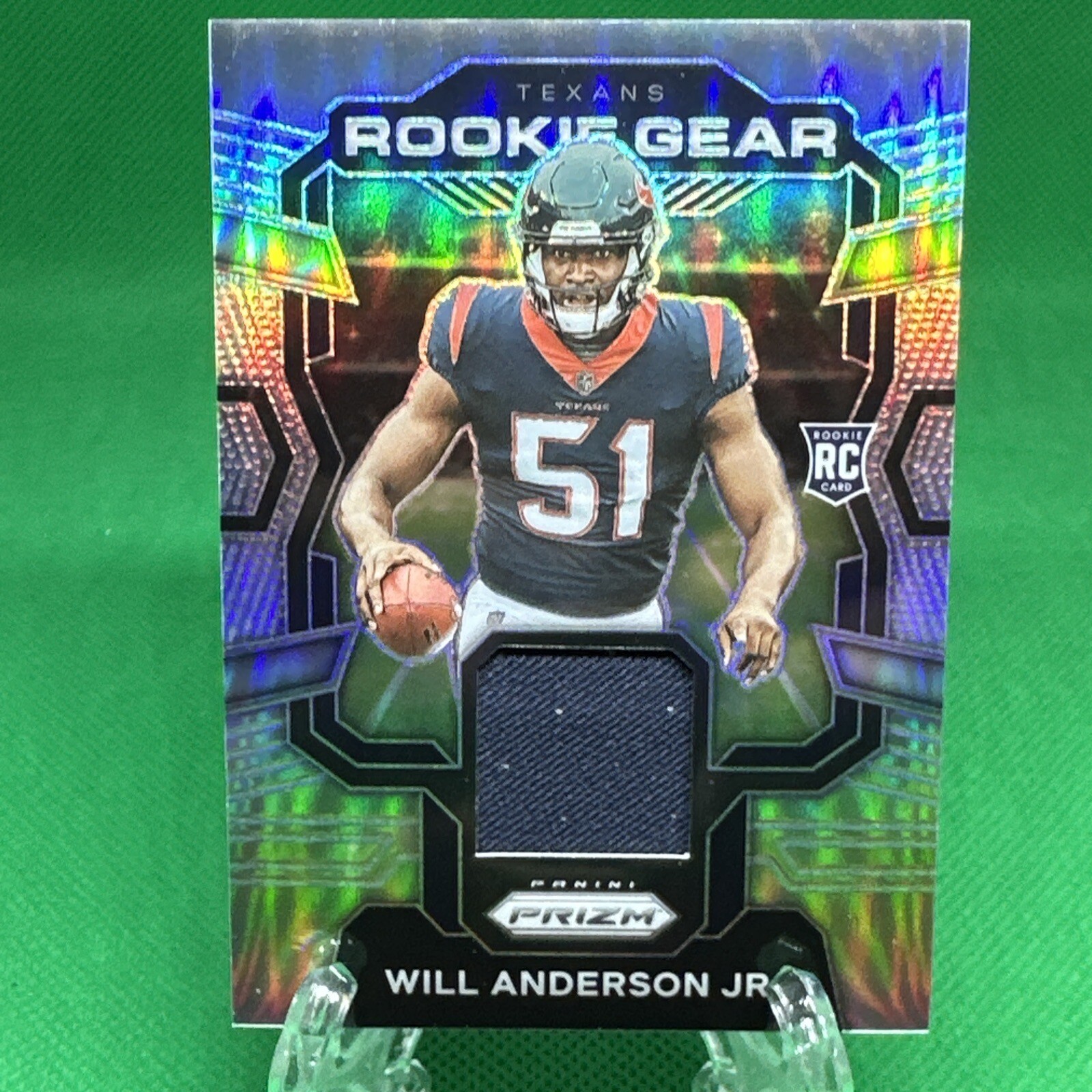 2023 Prizm Will Anderson Jr Silver Prizm Rookie Gear Patch #RG-WA ...