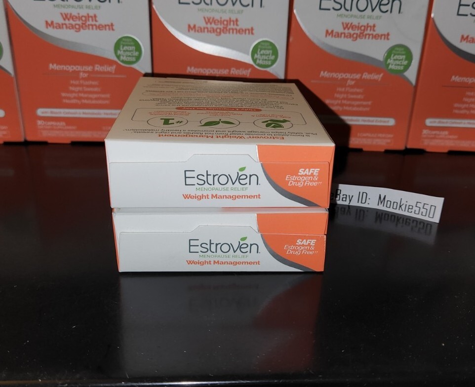 EXP 08/2025+! 2 Box Lot 30ea (60ct) Estroven Weight Management ...