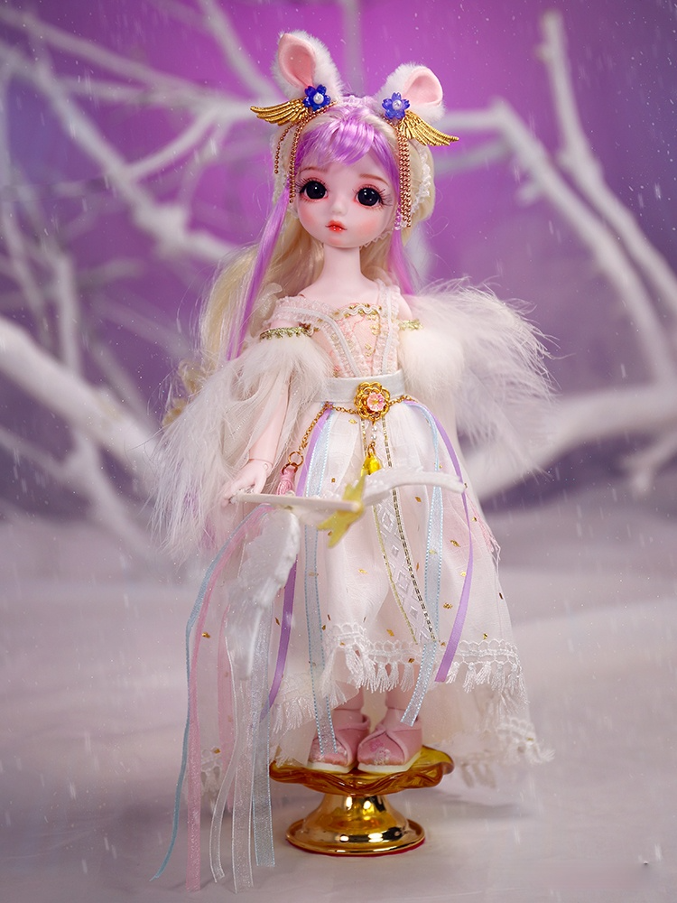 1/6 BJD Doll 28cm Ball Joints Dolls with Full Outfits Dress Kids ...