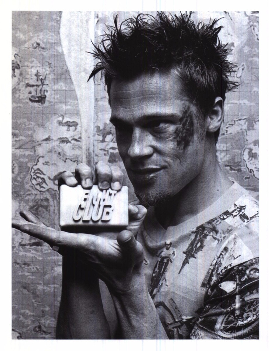 Fight Club Brad Pitt Poster Fight Club Brad Pitt Classic Movie Canvas