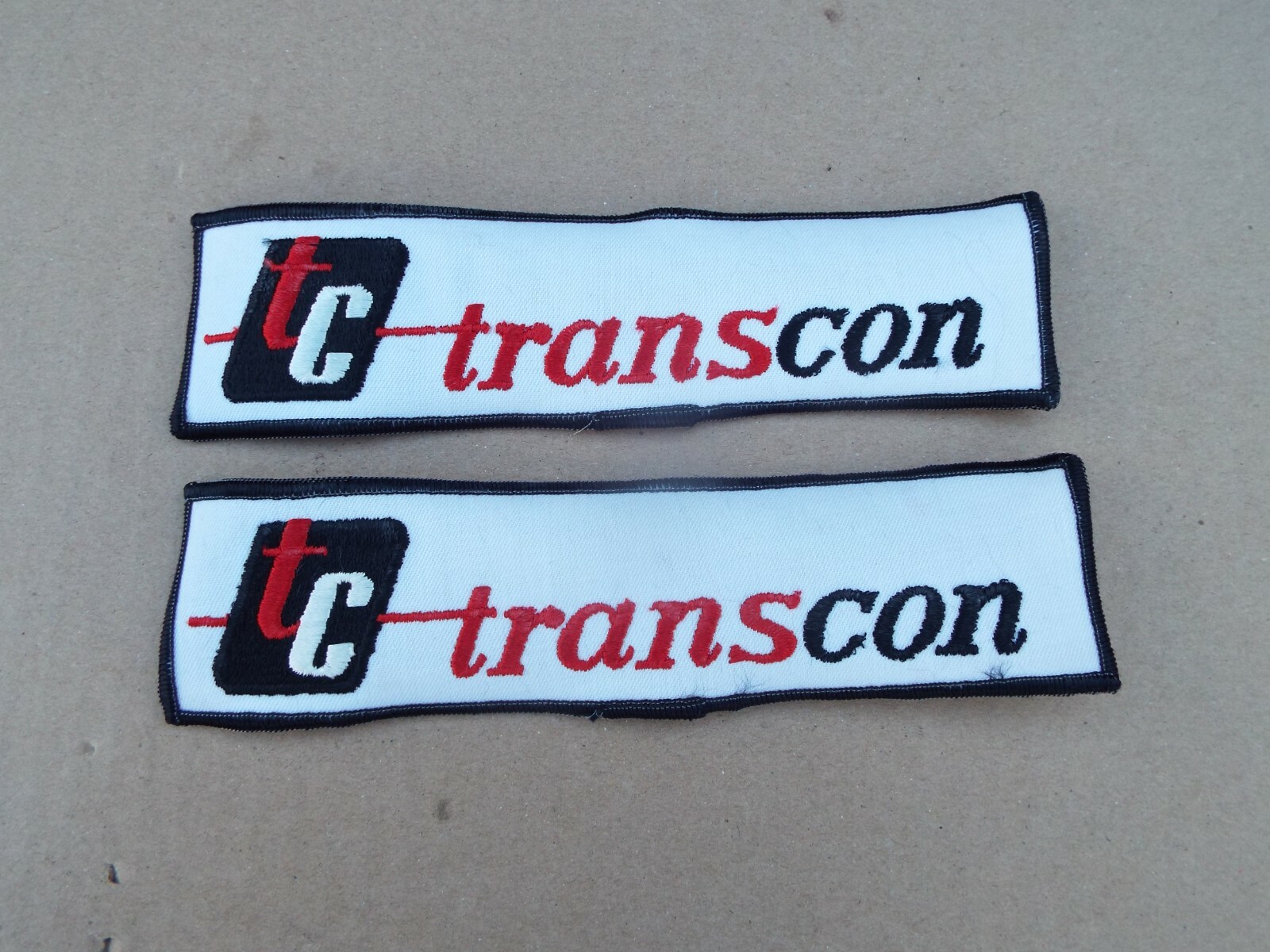 VINTAGE TC TRANSCON TRUCK LINES TRUCKING COMPANY PATCH LOT OF 2 NEW ...
