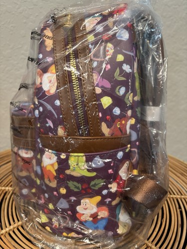 Disney Loungefly Seven Dwarfs (Snow White) mini backpack and coinbag ...