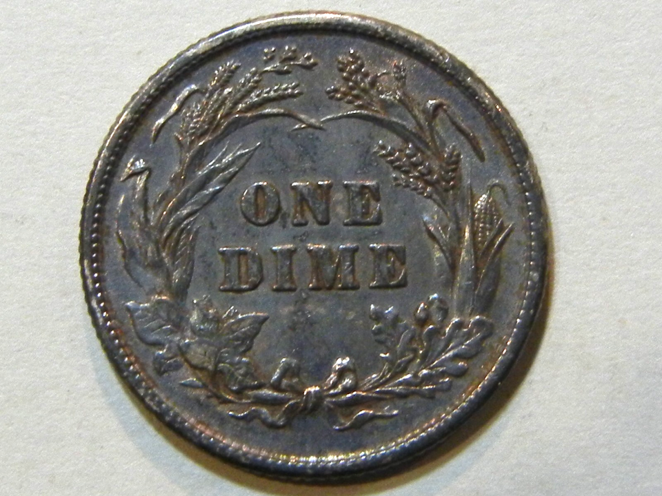 1893 barber dime ten cent silver us coin | eBay