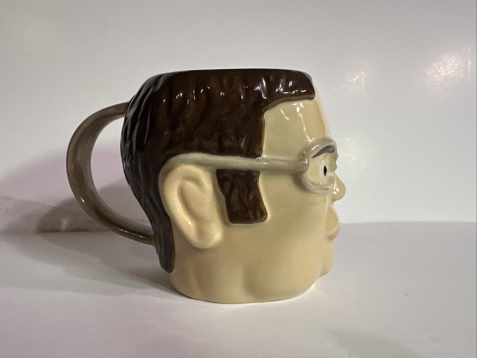 MINT Dwight Schrute 3D Face Mug The Office Coffee Head Mug 20 oz | eBay