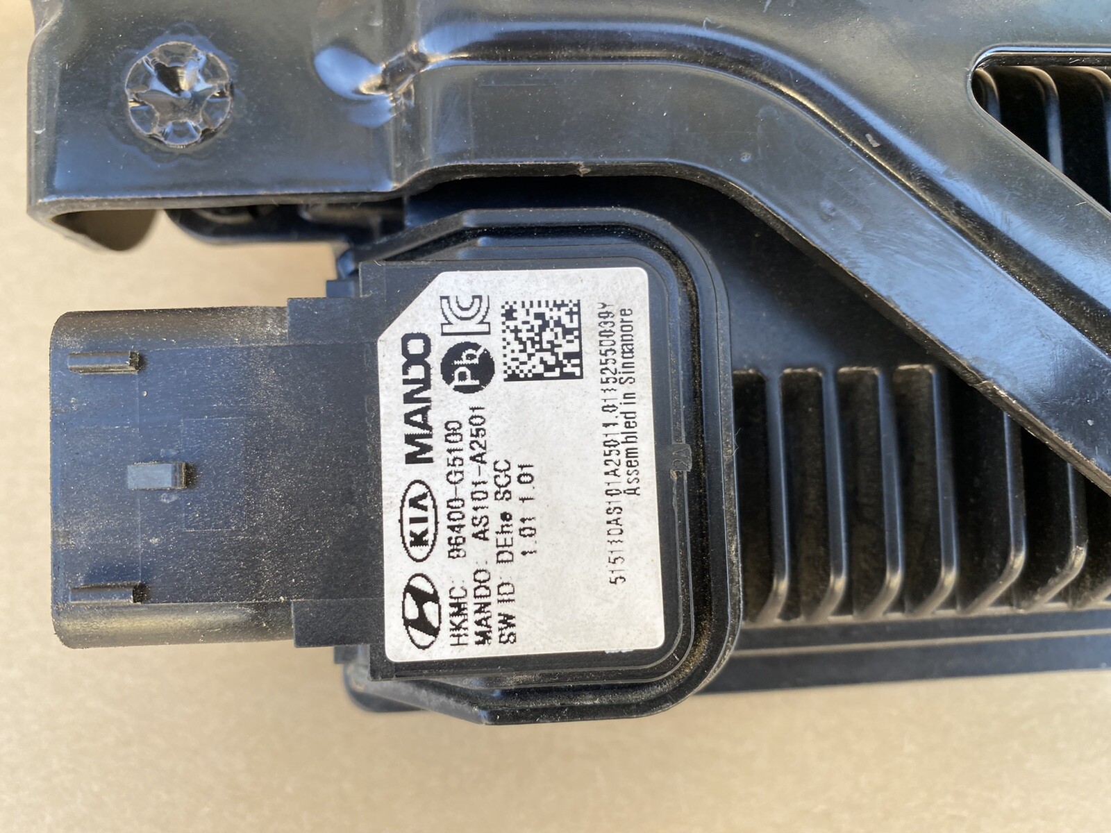 2017-2021 Kia Niro Adaptive Cruise Control Distance Radar Sensor 96400 ...