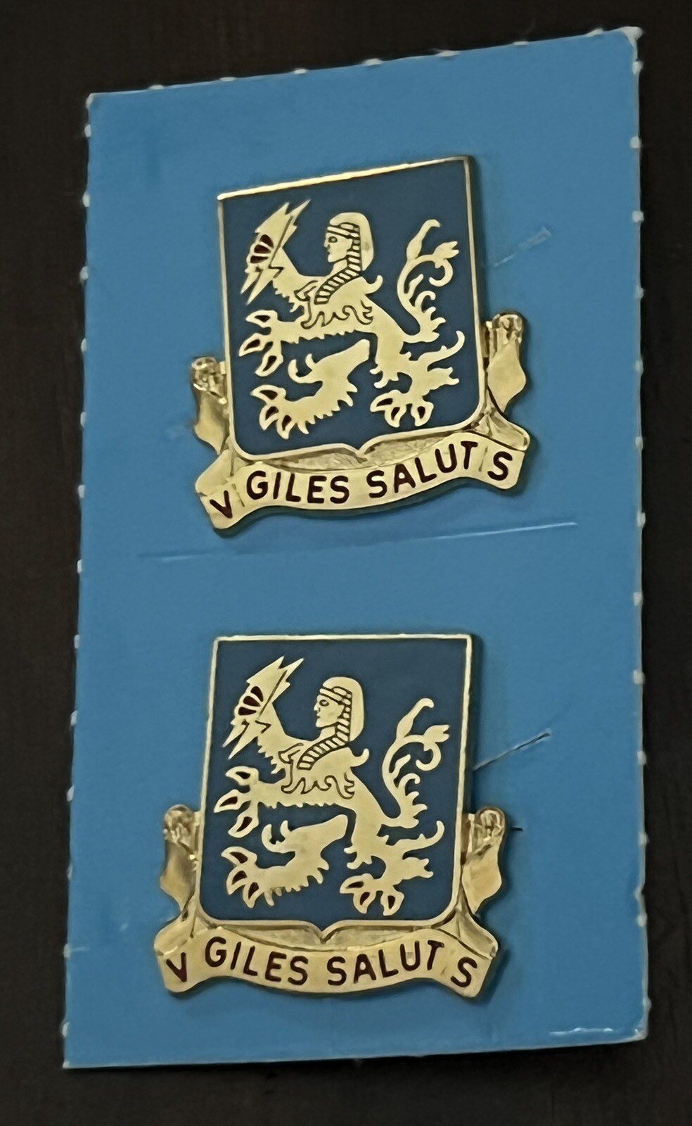 Authentic US Army Security Agency School DUI Pair | eBay