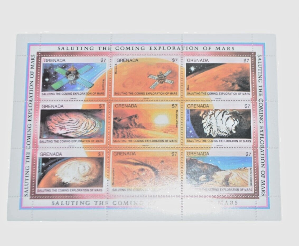Saluting The Coming Exploration of Mars Collector Stamps Grenada ...