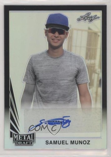 2021 Leaf Metal Draft 1990 Black Rainbow /15 Samuel Munoz #LA-SM1 Auto | eBay