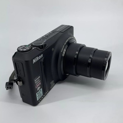 Nikon Coolpix S9100 Compact 12.1 Megapixels 18x Wide Zoom Sliver ...