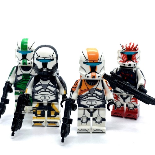 Custom Delta Squad Lego Boss Fixer Scorch Sev Minifigures Star Wars ...