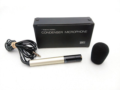 Realistic Electret Condenser Microphone 1/4 inch Mic Jack | eBay