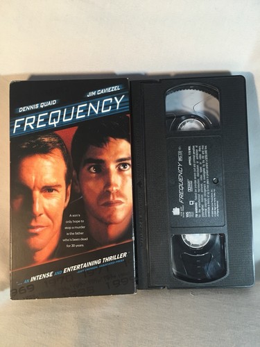 Frequency VHS Tape Dennis Quaid Jim Caviezel 794043505737| eBay