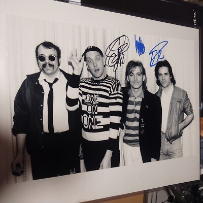 CHEAP TRICK SIGNED PHOTO 12 X 18 NO BUN E., RICK NEILSON ,ROBIN ZANDER ...