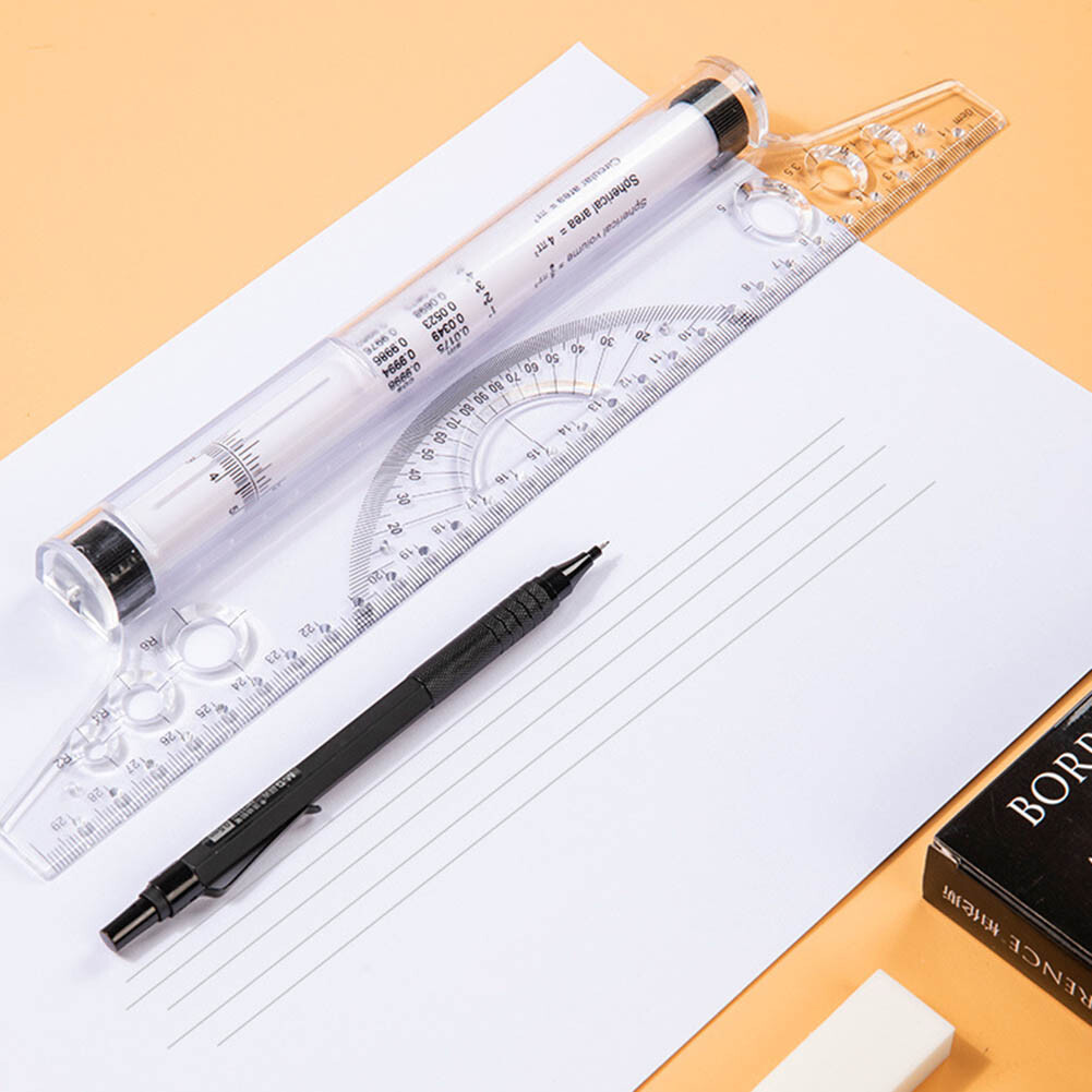 30cm Angle Parallel Ruler Rolling Ruler Multi-Function Drawing Design ...