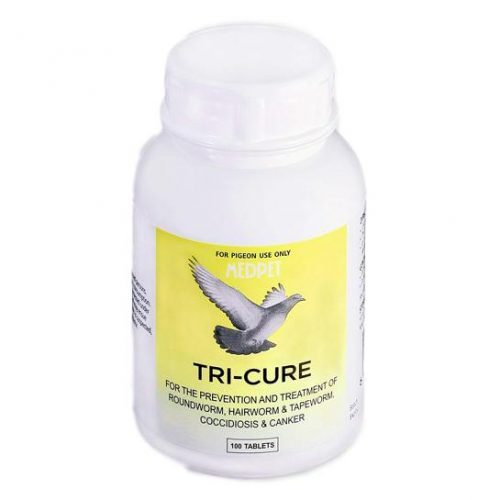 Tri-Cure 100 tablets - Coccidiosis - Canker - Worm - by Medpet | eBay