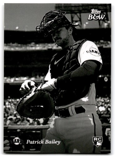 2023 Topps Black & White Patrick Bailey RC San Francisco Giants #40 | eBay