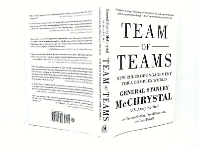 Team of Teams by GENERAL STANLEY McCHRYSTAL 2015 VG 1ST 'FLAT SIGNED ...