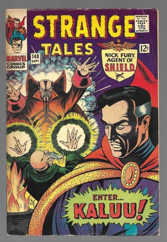 STRANGE TALES #148 DEATH BEFORE DISHONOR! + ORGIN OF ANCIENT ONE KEY SILVER 1966 | eBay