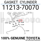 1121370070 Genuine Toyota GASKET CYLINDER 11213-70070 | eBay