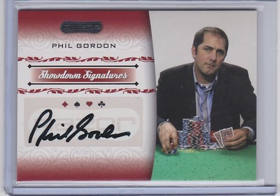 2007 POKER RAZOR PHIL GORDON SHOWDOWN SIGNATURES AUTOGRAPH SS-14 | eBay
