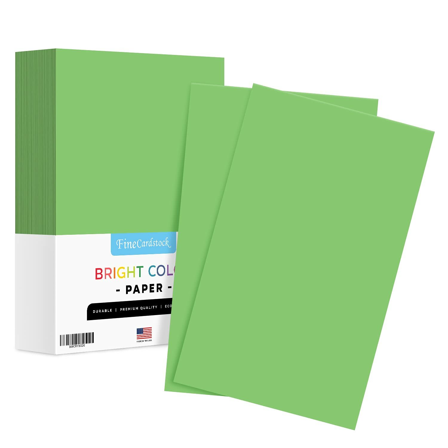 8.5 x 14 Lime Green Bright Color Paper, Legal Size, 24lb Bond(90gsm ...
