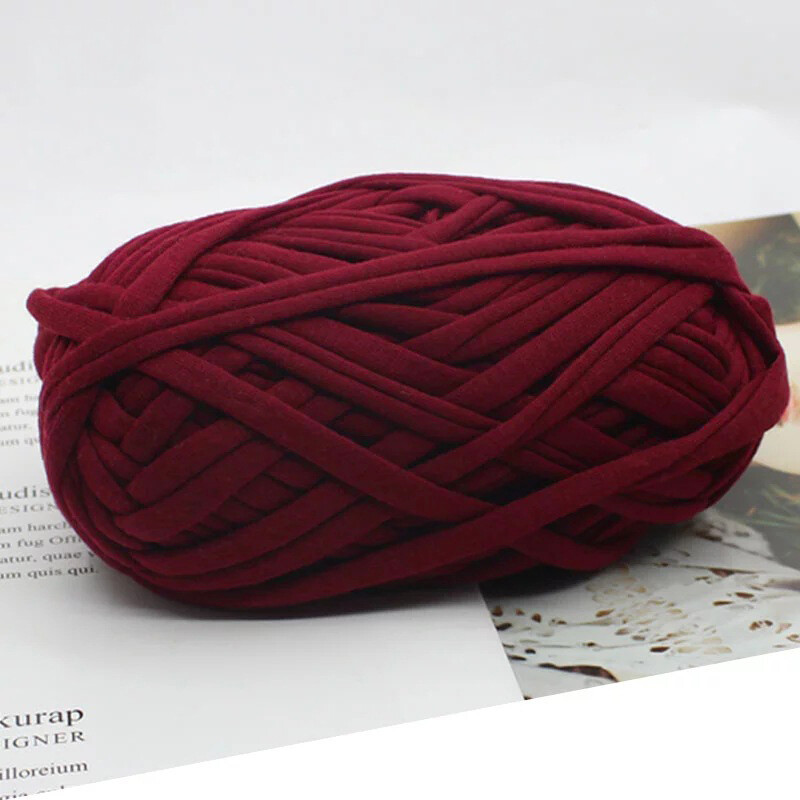 100g Chunky Yarn 1 Ply Knitting Crochet Thick Yarn for DIY Bag Carpet ...