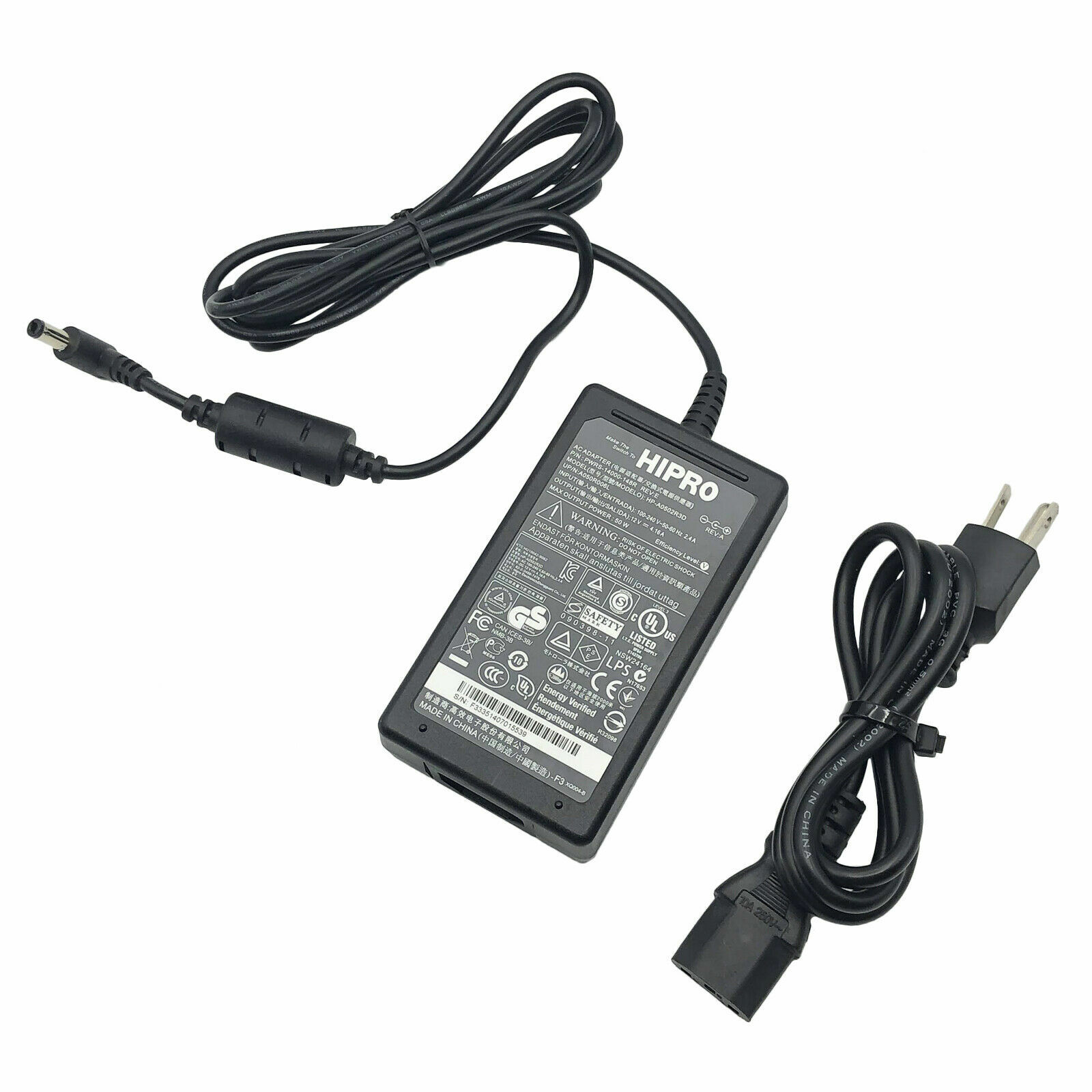 Genuine Hipro 50W HP-A0502R3D AC Adapter 12V 4.16A Power Charger | eBay