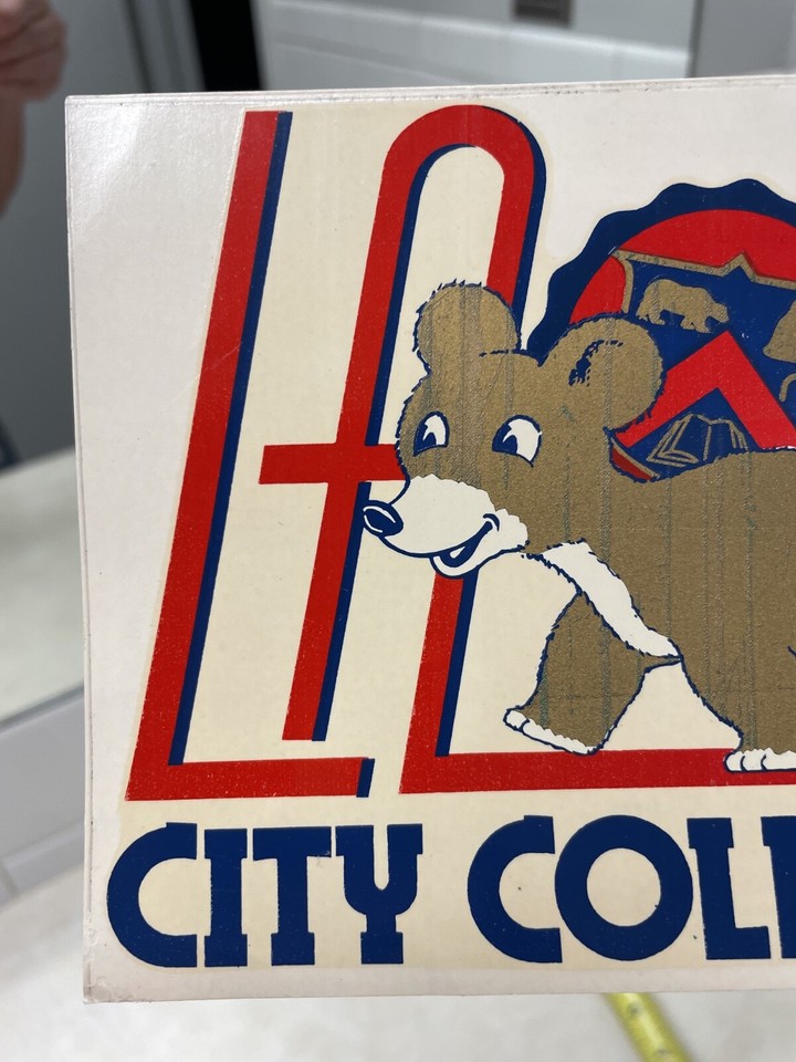 Vintage Angelus Decals - Los Angeles City College - "Cubby" | eBay