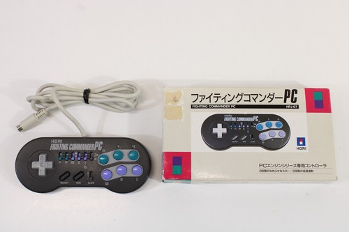 Boxed Hori Fighting Commander PC Engine Turbo Controller Japan HPJ-07 ...