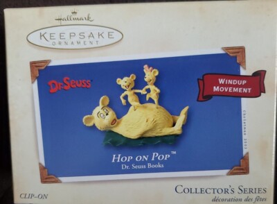 🐦🌟 💖 Hallmark Keepsake Ornament 2003 HOP ON POP 5th in Dr. Seuss Series ...