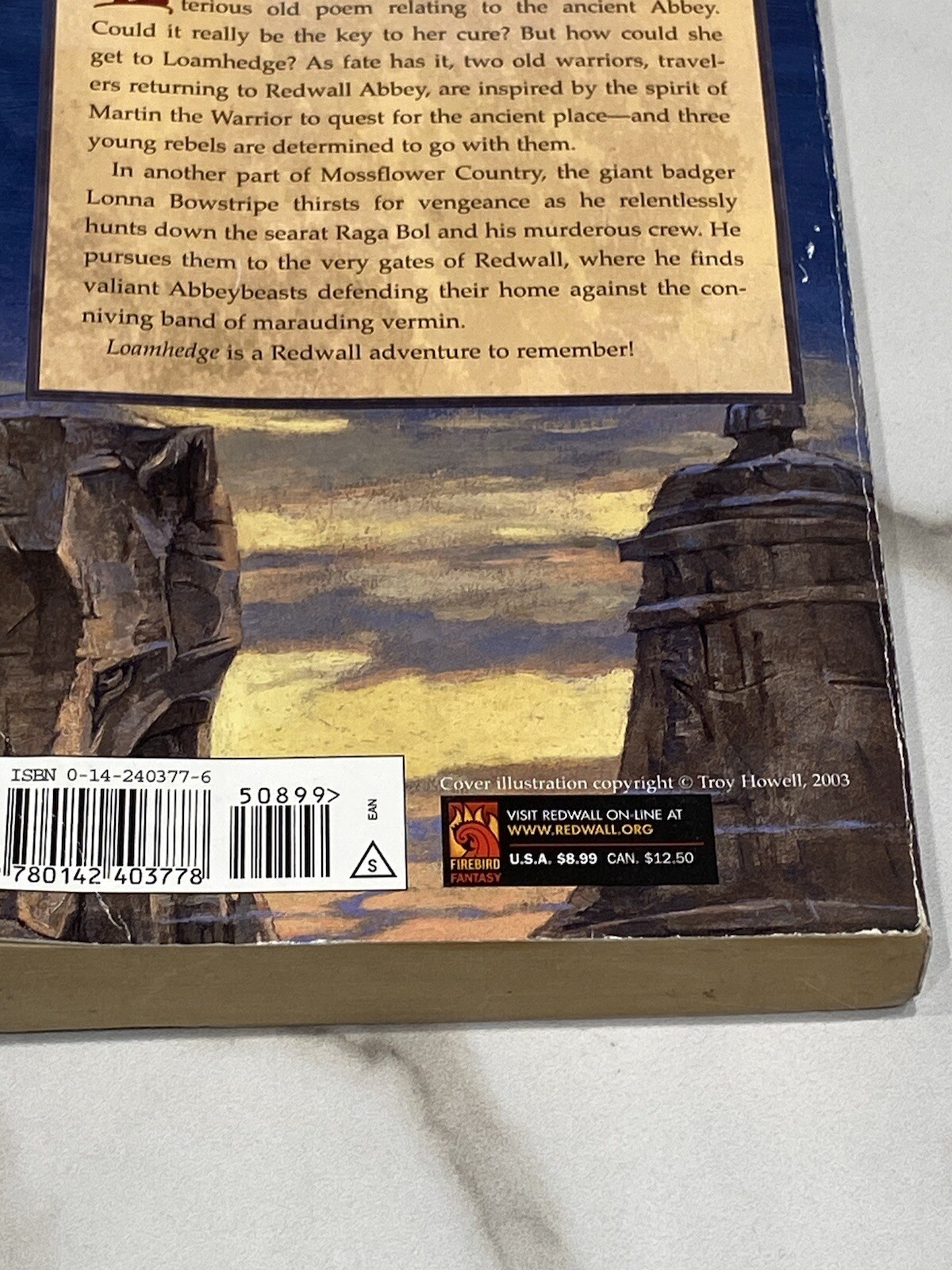 Loamhedge (Redwall) by Brian Jacques Novel 9780399237256| eBay