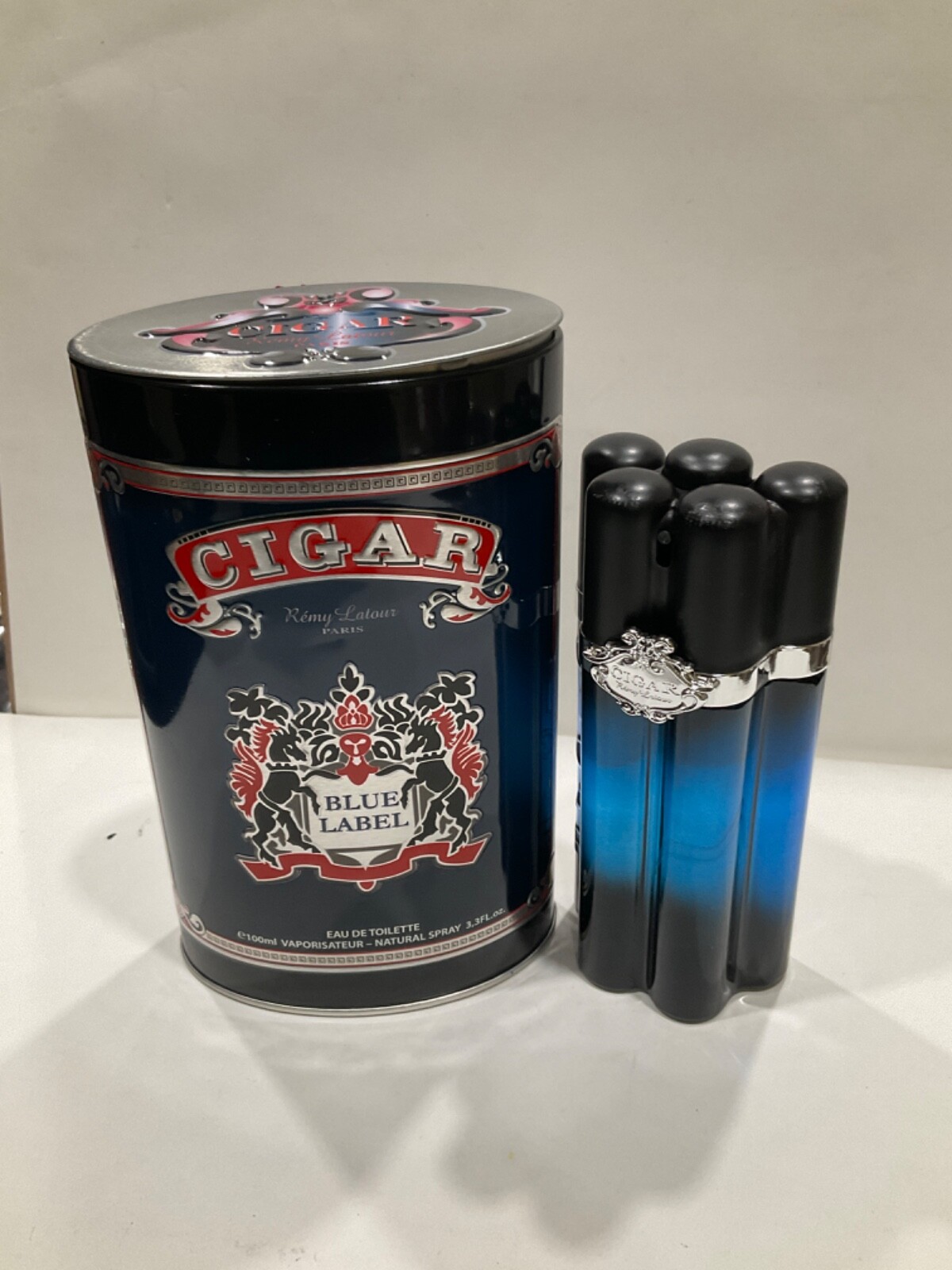 Cigar Blue Label for Men by Remy Latour Eau de Toilette Spray 3.3 oz ...