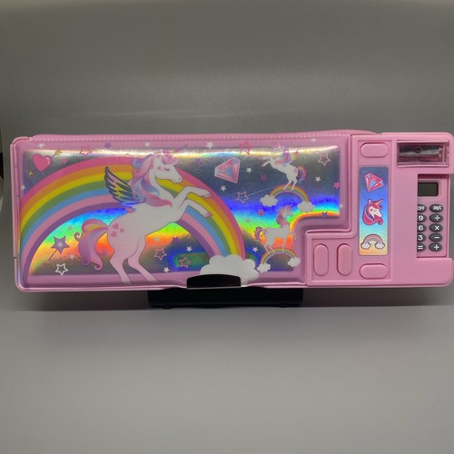 Hot Focus Rainbow Unicorn Multifunction Pencil Case Box My Little Pony ...