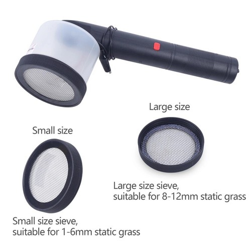 Mini Static Grass Flock Applicator with Non-slip Handle for Modelling ...